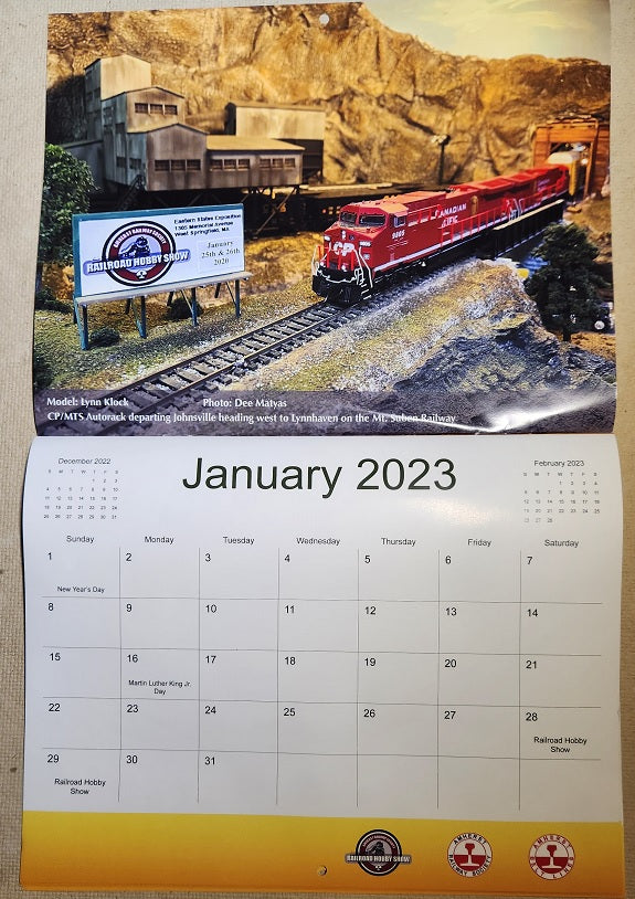2023 Amherst Railway Society Calendar – Amherst Railway Society Store